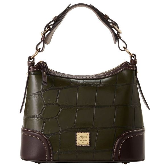 Dooney & Bourke | Bags | Dooney Bourke Denison Hobo Shoulder Bag Olive ...